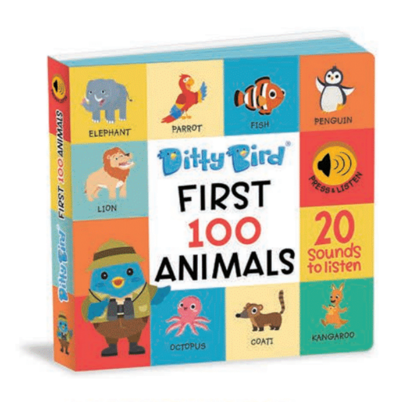 DITTY BIRD - FIRST 100 ANIMALS – DK Fun